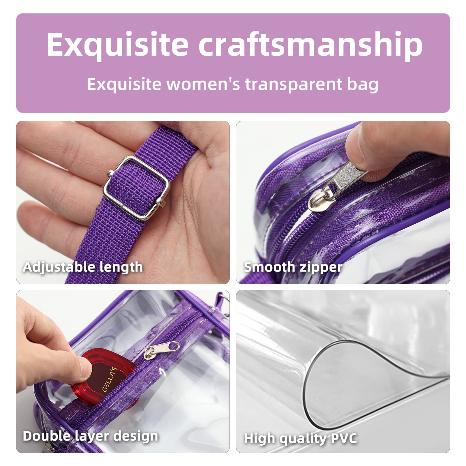 Snapklik.com : WJCD Clear PVC Concert Tote Bag - Stadium Approved ...