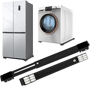 Amazon.com: Lemtrflo Extendable Appliance Rollers for Washer and Dryer ...