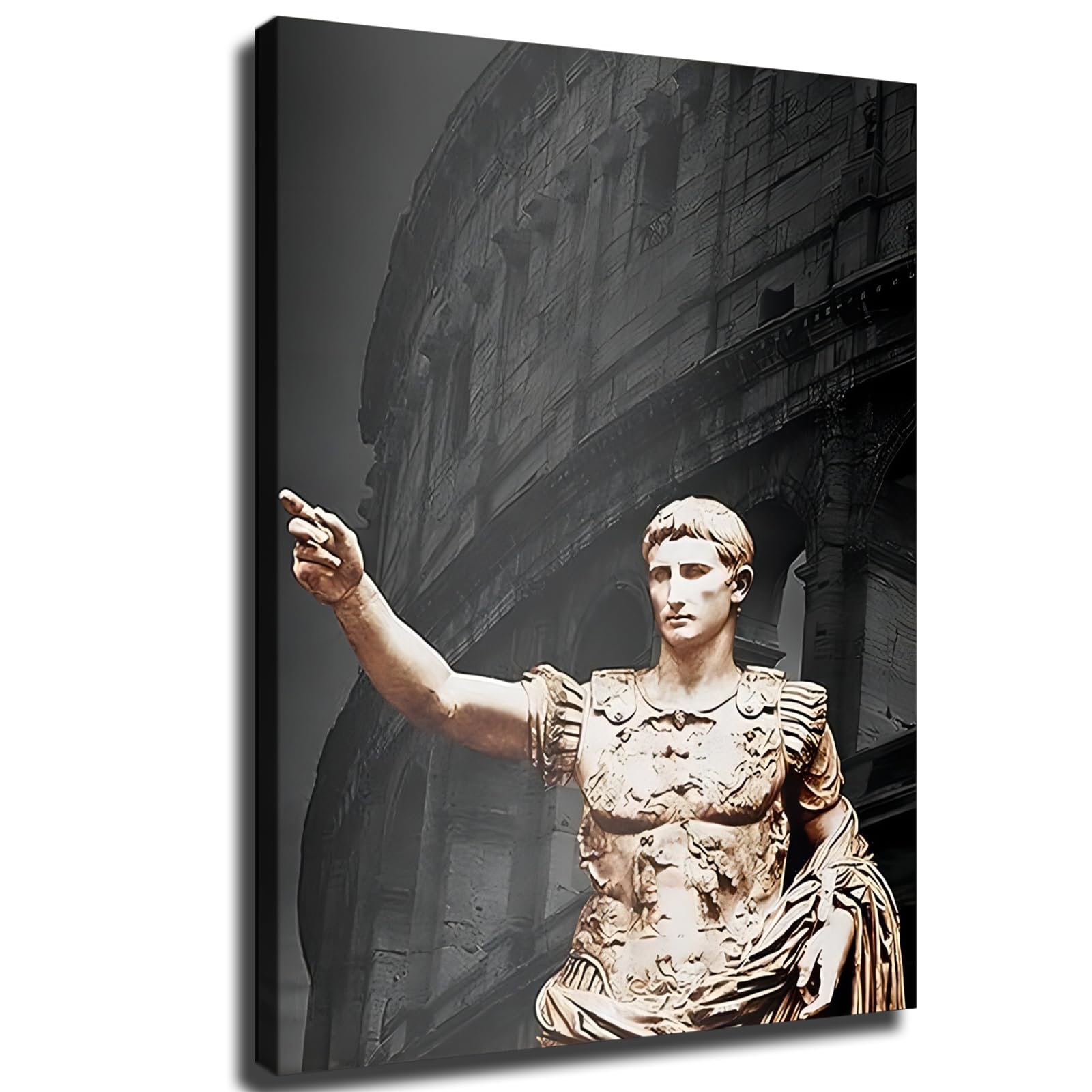 Augustus Caesar Painting Augustus Caesar Poster Portrait Art Canvas