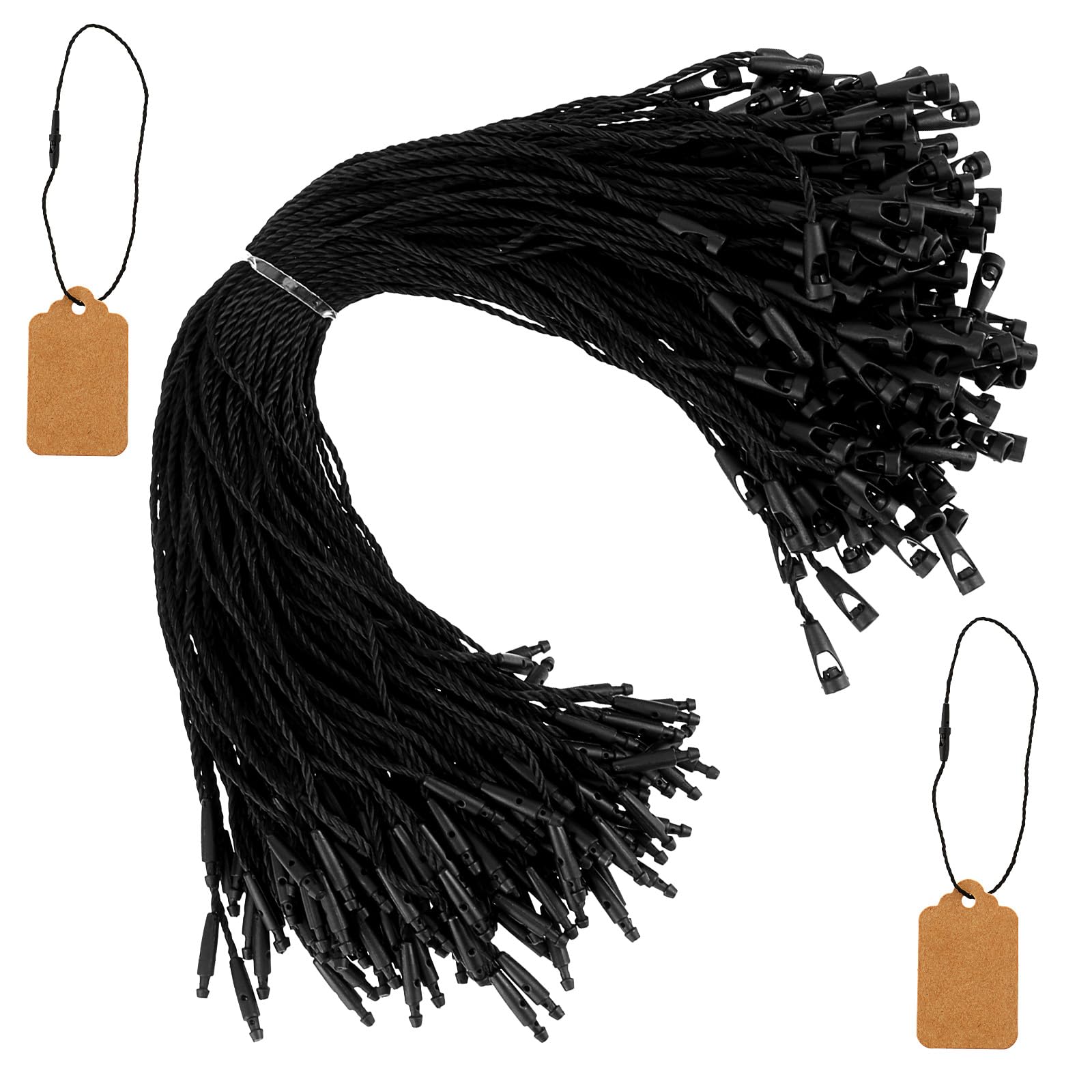 100pcs Hang Tag Nylon String Hang Tag String Snap Lock | Desertcart UAE