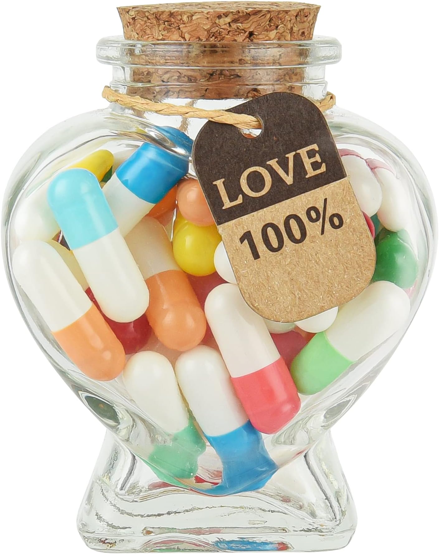 Amazon.com: Capsule Message Pills in Bottle, 110PCS Cute Love Pills ...