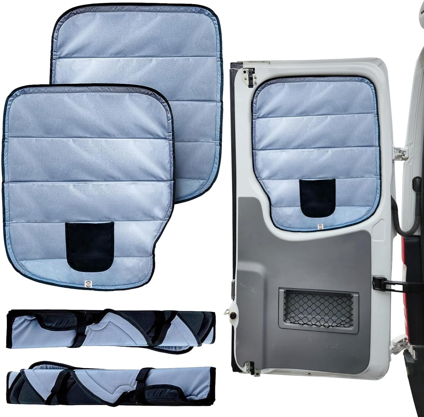 Living in a Bubble Insulated Blackout Rear Window Covers for Mercedes ...