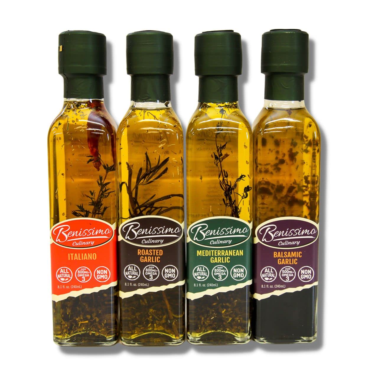 Buy Benissimo Infused Cooking Oil Chef Pack, All Natural Italiano ...