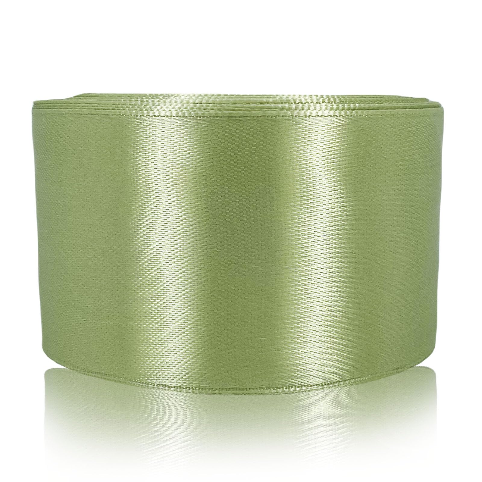 50mm Wide Sage Green Ribbon for Gift Wrapping,Ribbons for Crafting 22M ...