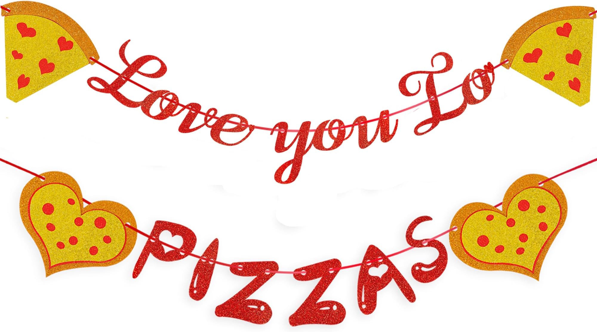 Amazon.com: You’ve Stolen A Pizza My Heart Banner Valentine’s Day Pizza ...