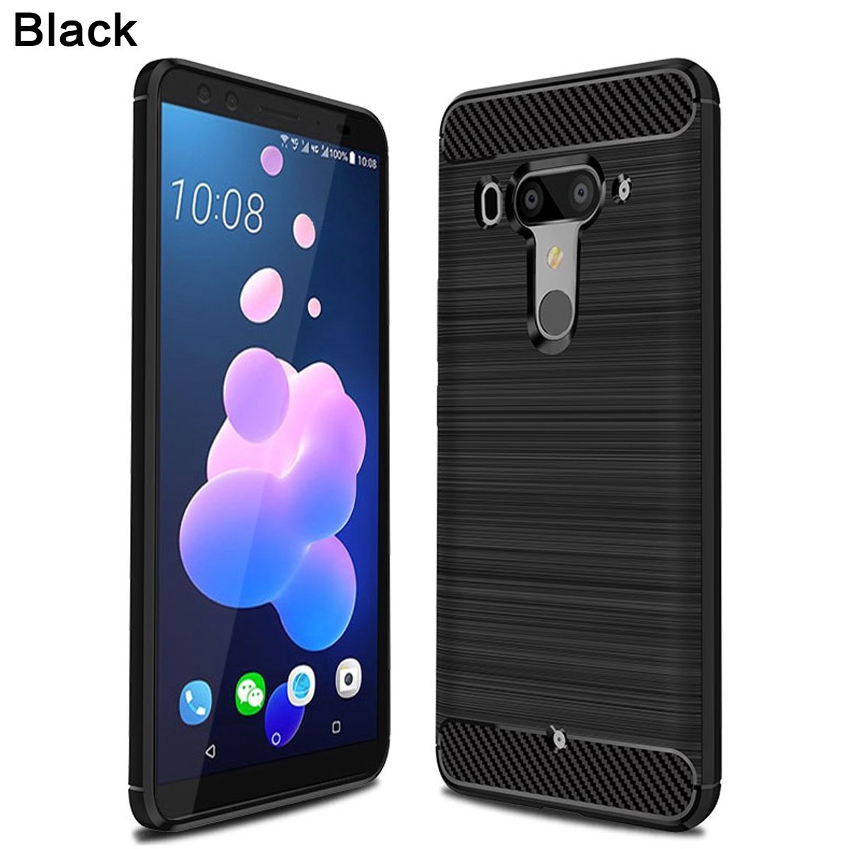 [Smarit ] Case HTC U12 Plus Ultra Slim Fit Soft Bumper Replacement Case ...