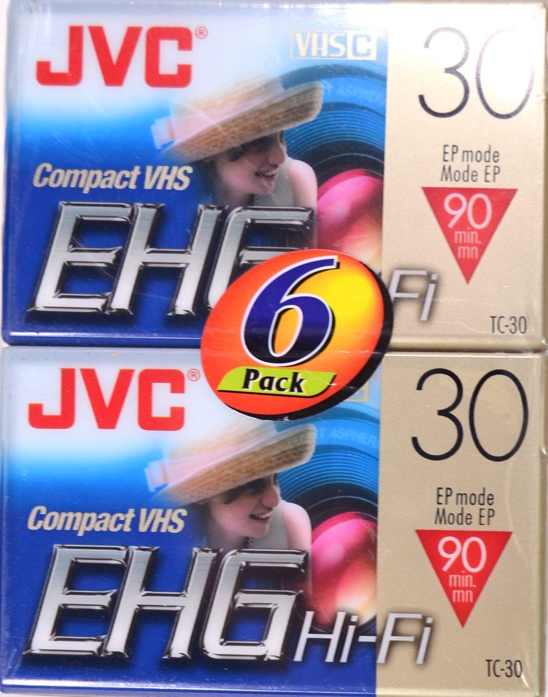 Amazon.com : JVC VHS-C Tape (TC30EHGDU6) (TC30EHGDU6) : Electronics ...