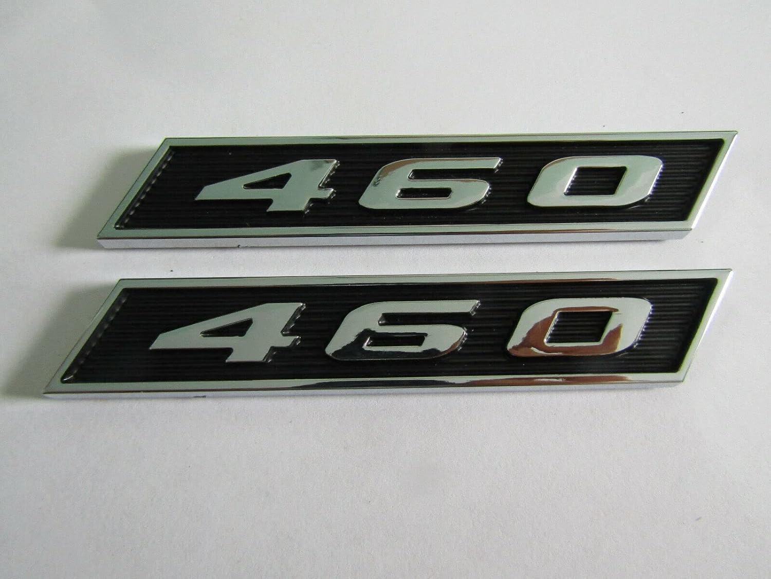 Amazon.com: SLANTED 460 ENGINE SIZE HOOD SCOOP EMBLEMS - PAIR : Automotive