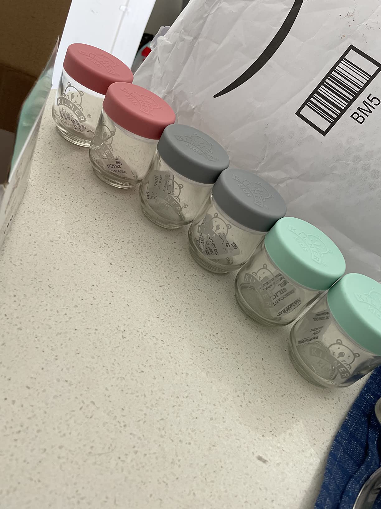 Kilner Kids Jar 6-Pieces Set, 190 ml Capacity, Multicolour (0025.017 ...