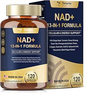 Amazon.com: Totaria NAD Supplement for Women Men with nicotinamide riboside resveratrol ...