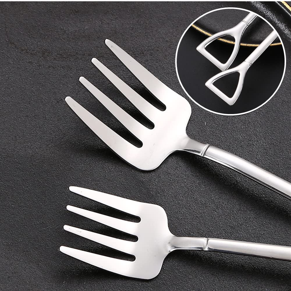 Cake Forks Gold Dessert Forks 8 Pack Stainless Steel Cake Fruit Salad ...