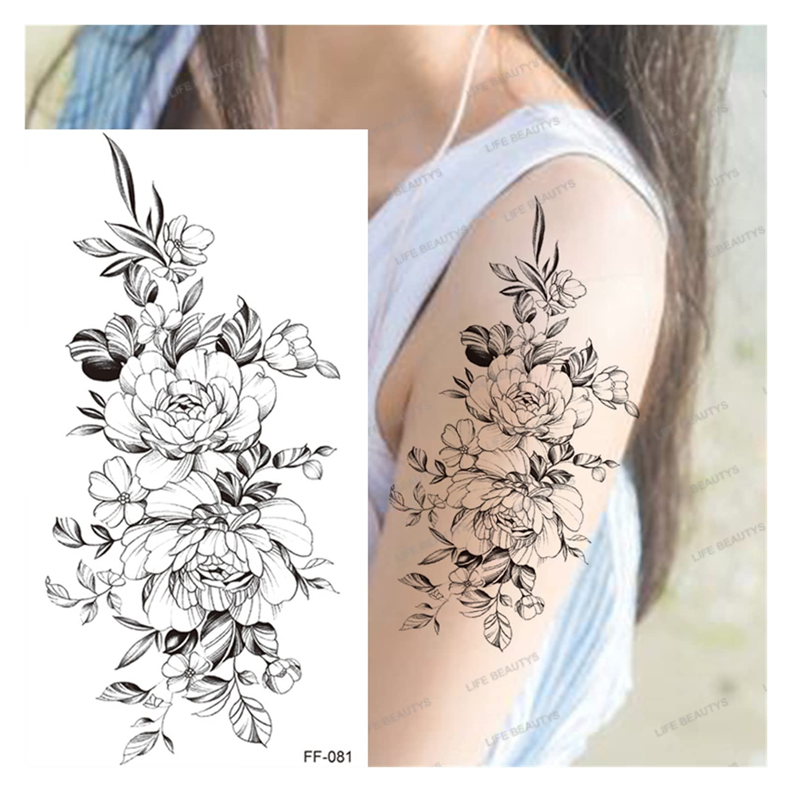 Water Flower Tattoo Designs