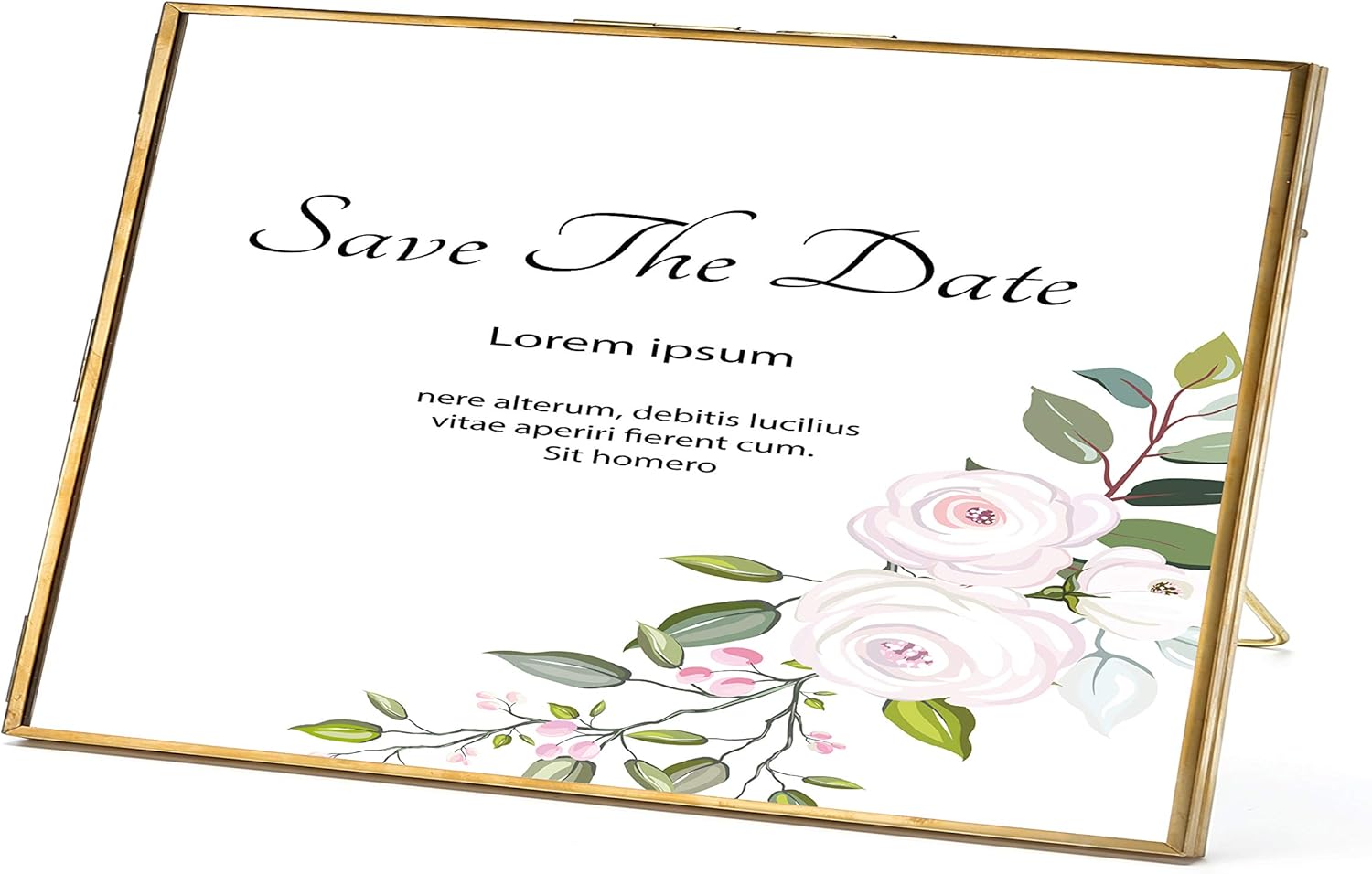 Rising Star Brass Frame, Horizontal 4×6 Picture Frame, Gold Metal ...