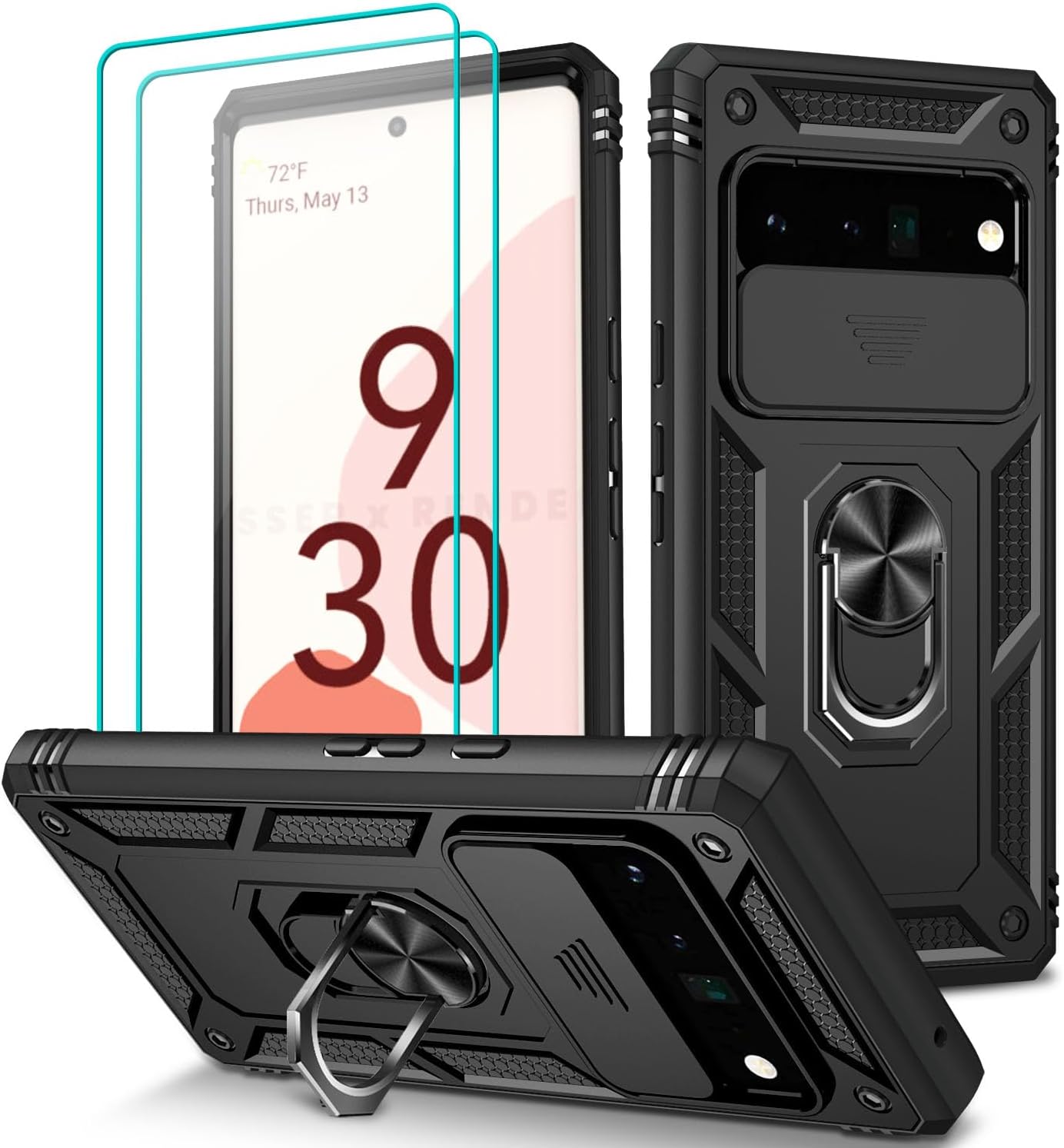 Amazon.com: for Google Pixel 6 Pro Case with Slide Camera Cover ...