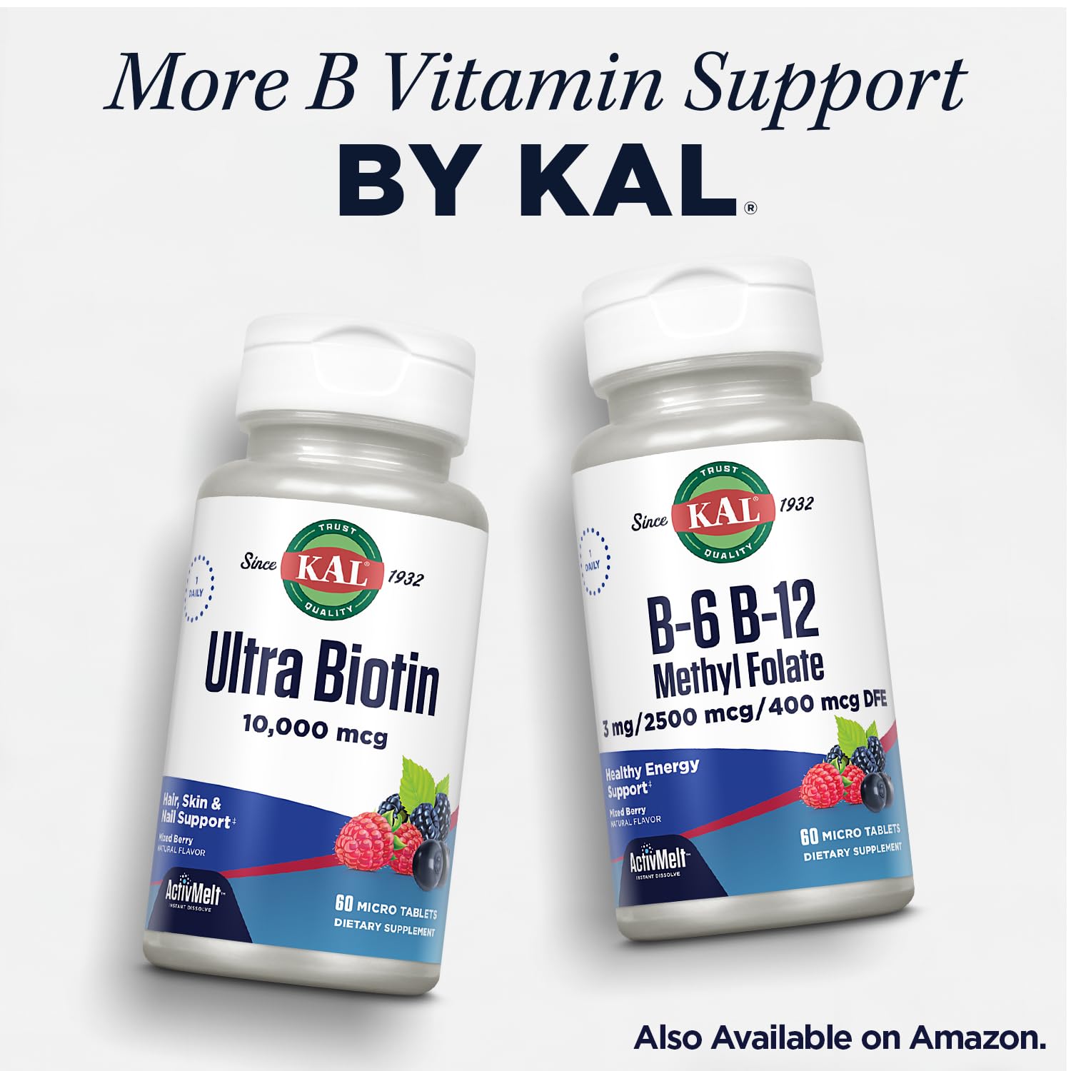 Snapklik.com : CoEnzyme Vitamin B Complex, Chewable B Vitamins For Healthy Energy, Red Blood ...