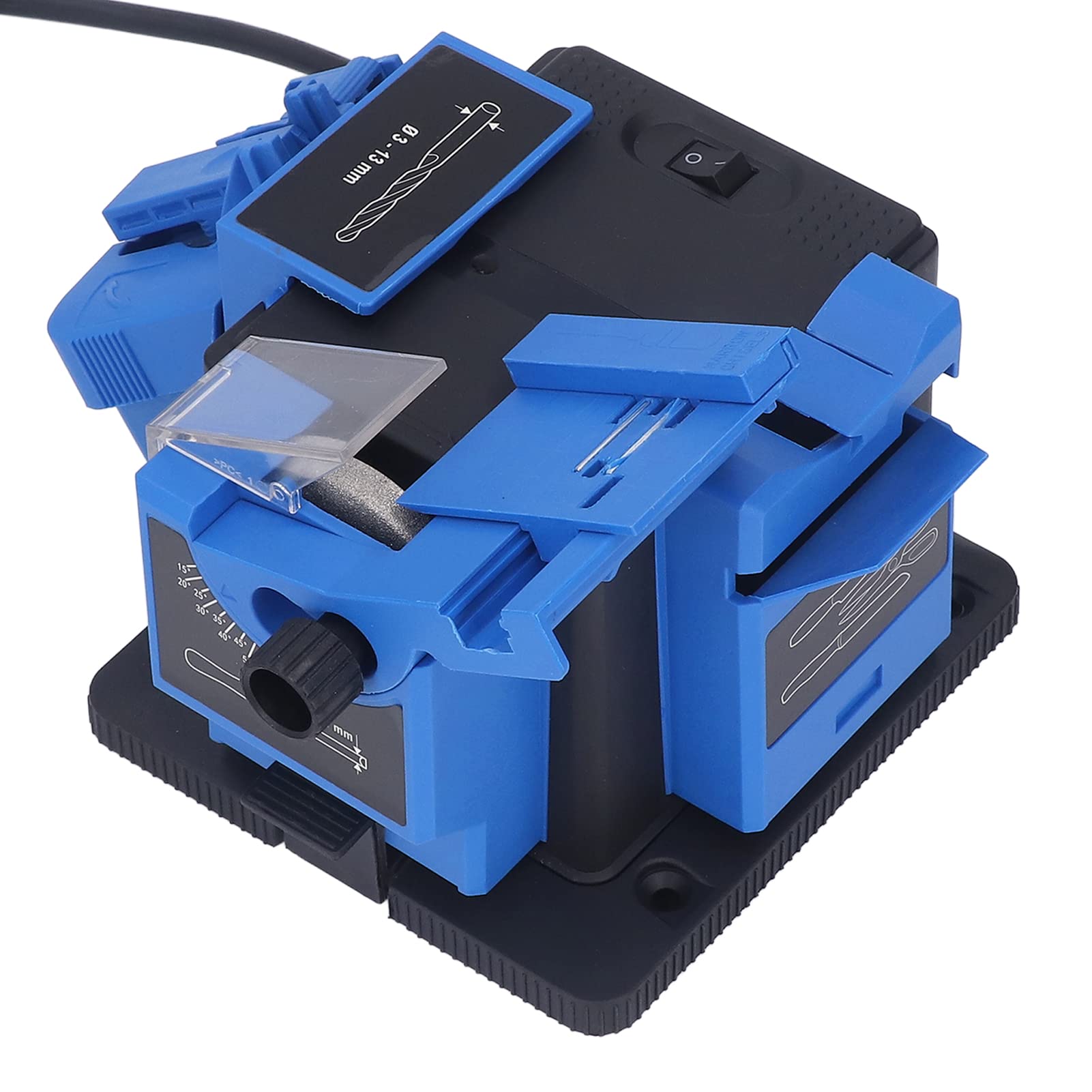 Oumefar Electric Sharpener, Electric Drill Bit Sharpener Multi Function ...