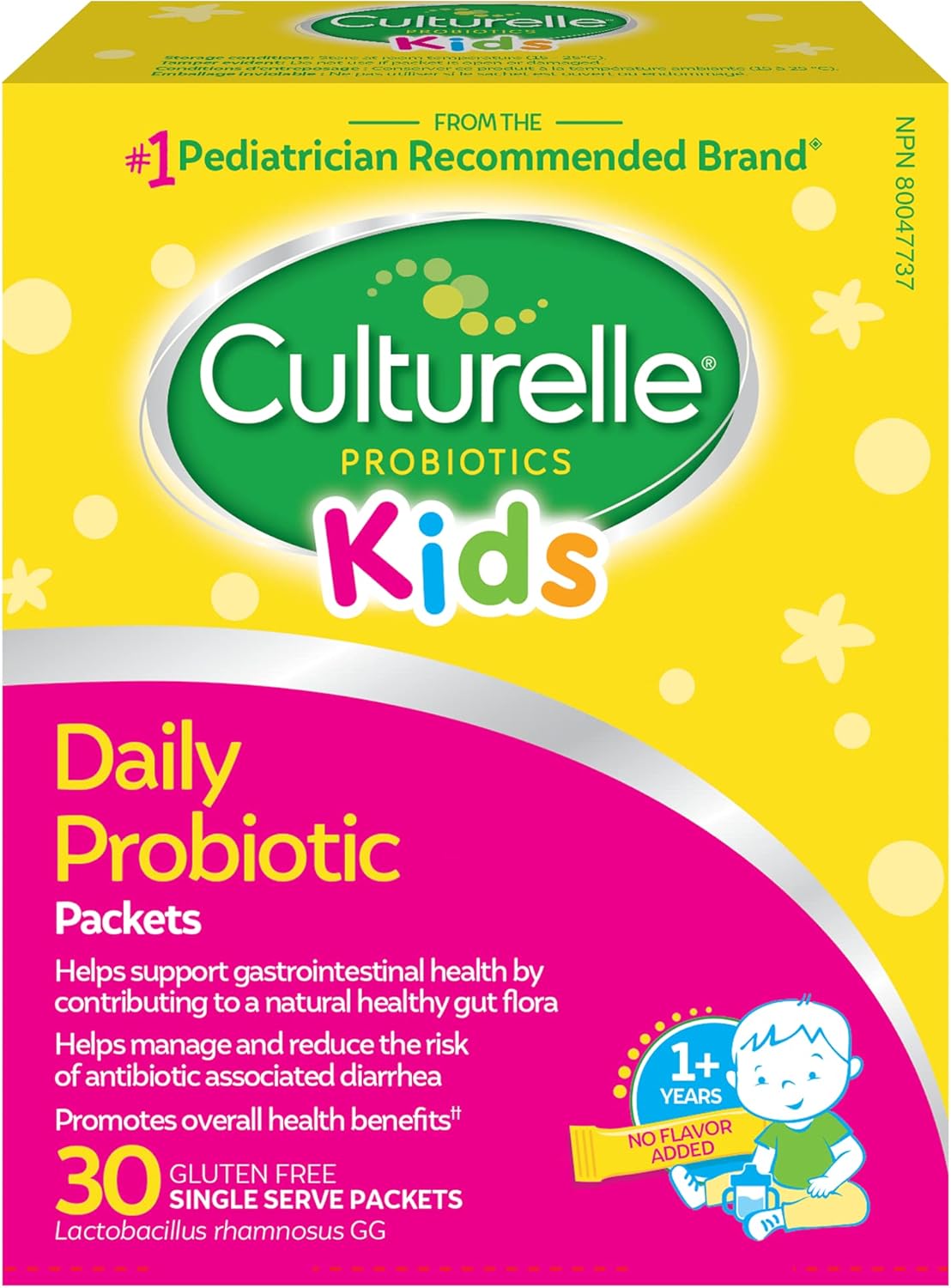 Culturelle Kids Daily Probiotic Packets with Lactobacillus GG
