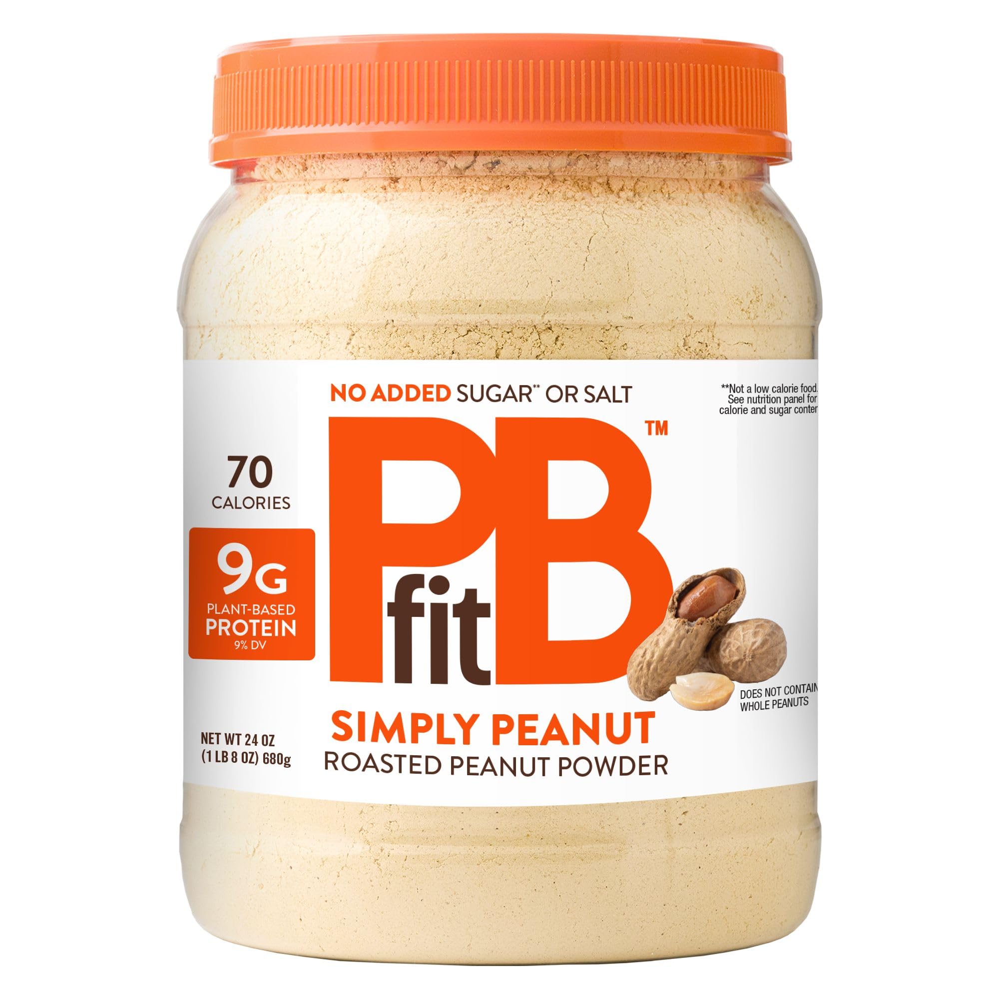 Amazon.com : PBfit 24 Ounce Simply Peanut Powdered Peanut Powder, No ...