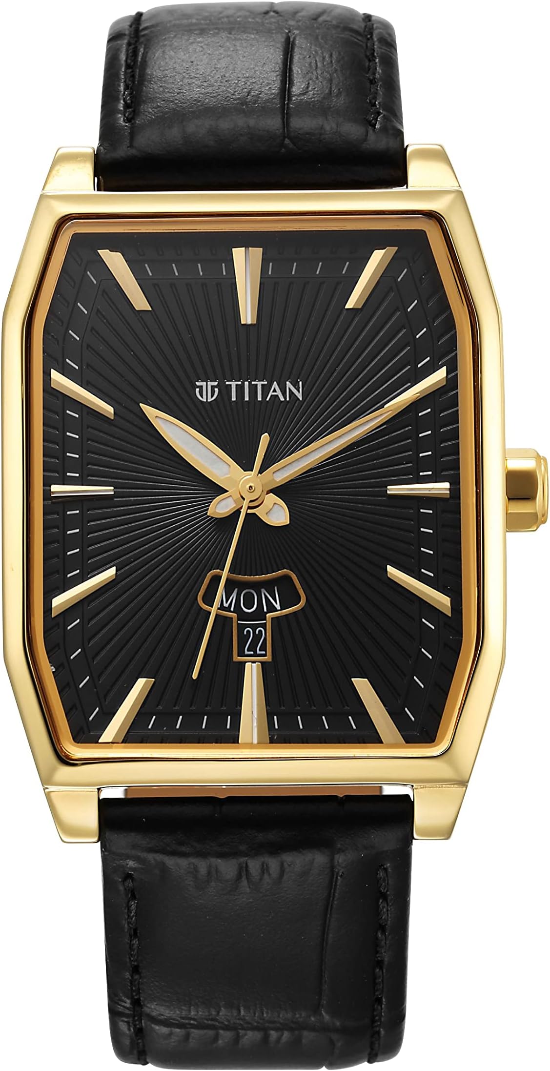 Titan Regalia Opulent Analog with Day and Date Black Dial Watch for Men ...