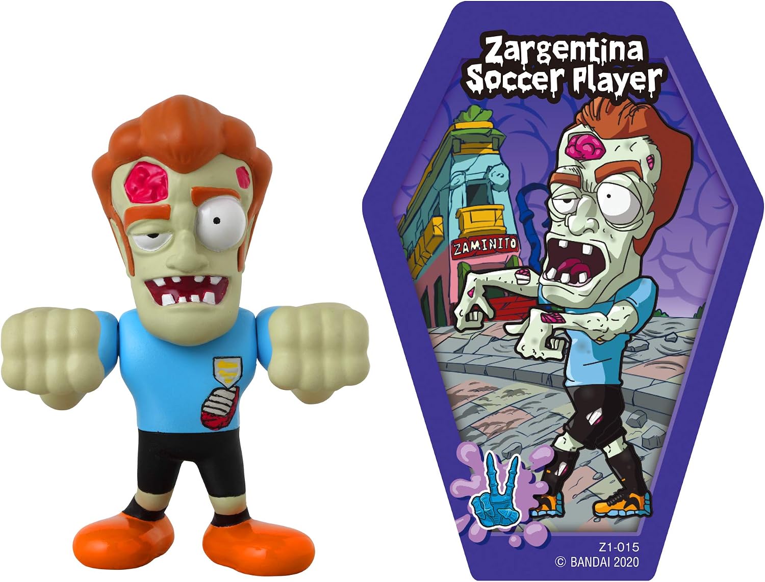 Bandai World of Zombies Ball Park Playset with 1 Figure (Zargentina ...
