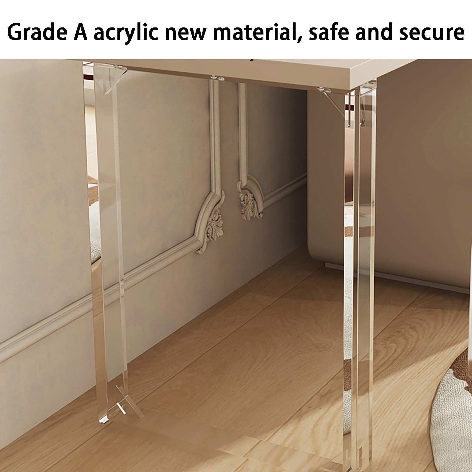 Clear Acrylic Table Bases Perspex® Acrylic Table Top Protector Cut To