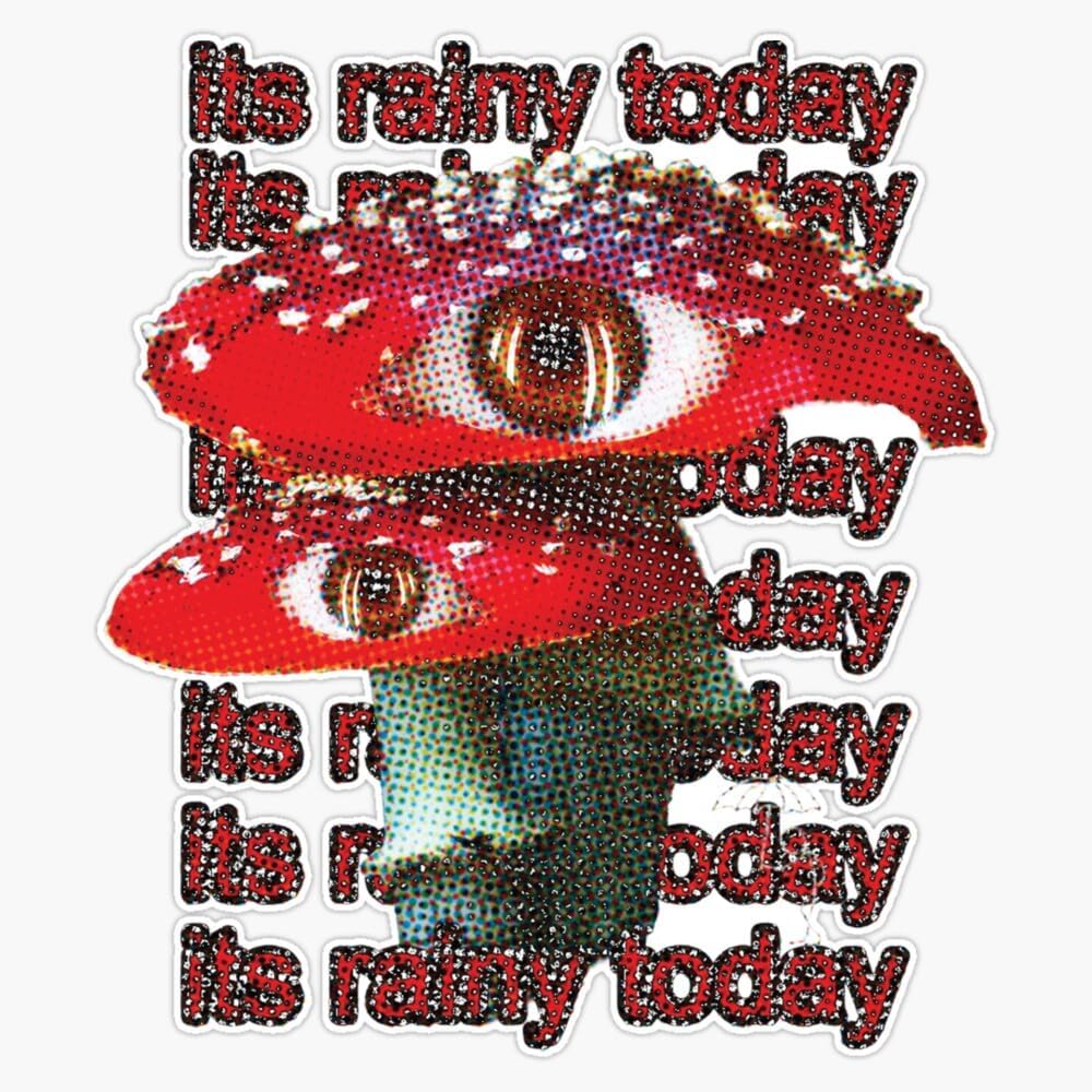 Amazon.com: Weirdcore Aesthetic Sticker Vinyl Waterproof Sticker Decal ...