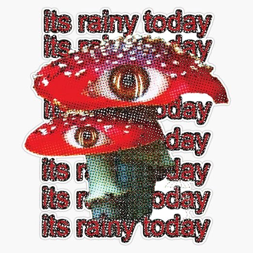 Amazon.com: Weirdcore Aesthetic Sticker Vinyl Waterproof Sticker Decal ...