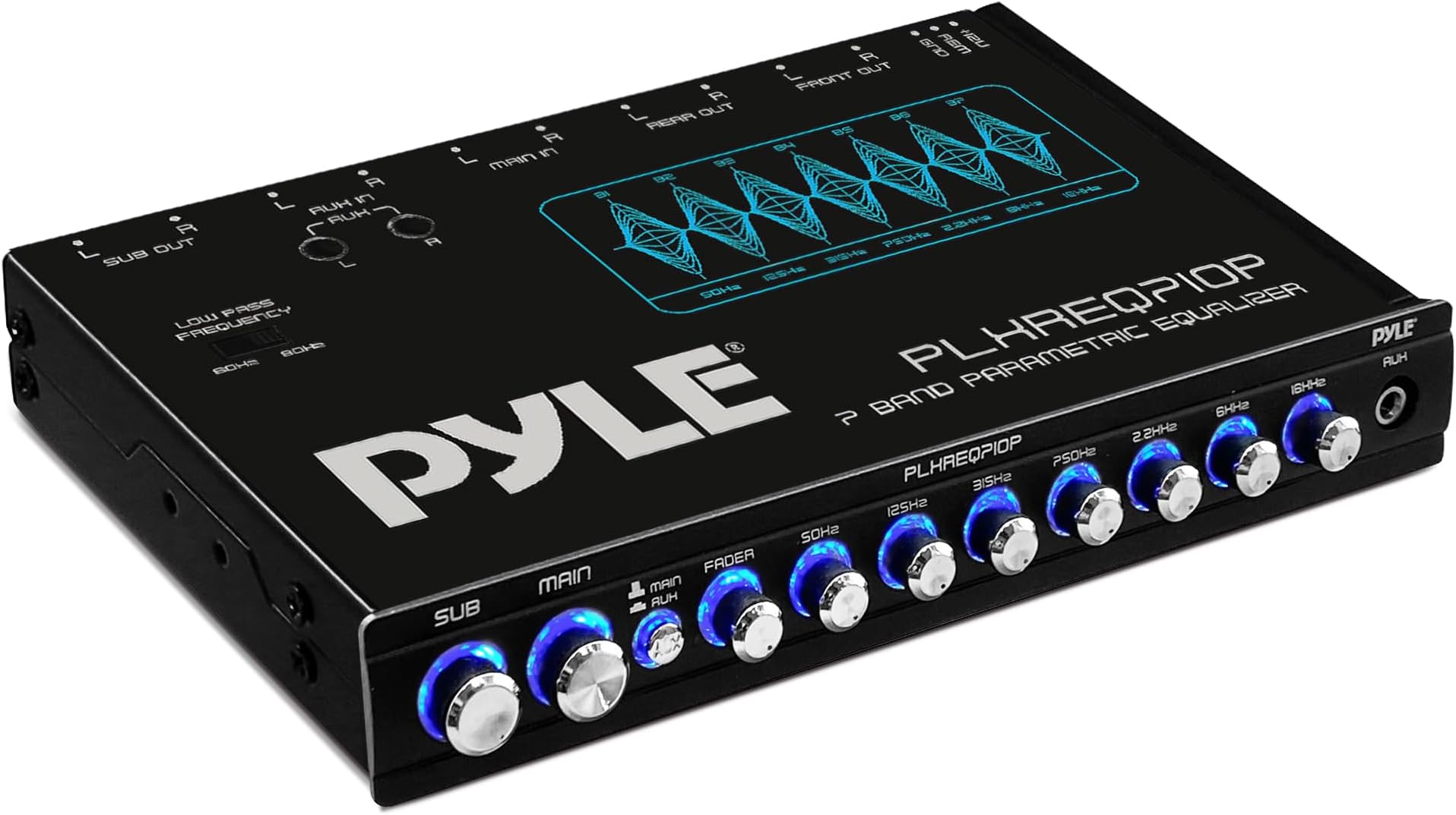 Amazon.com: Pyle 7 Band Car Audio Graphic Equalizer - 7 Volt RMS Pre ...
