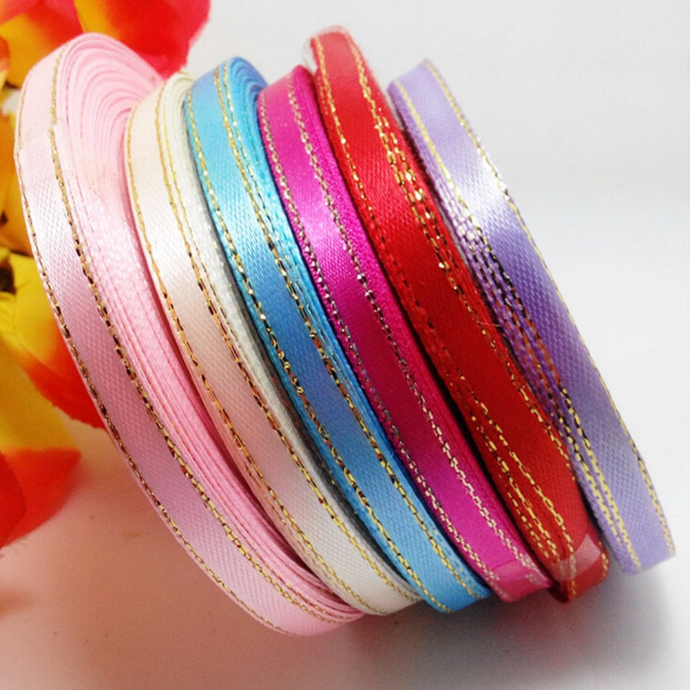 Generic Red : 22M 10mm Ribbon For Wedding Party Decor Christmas Satin ...