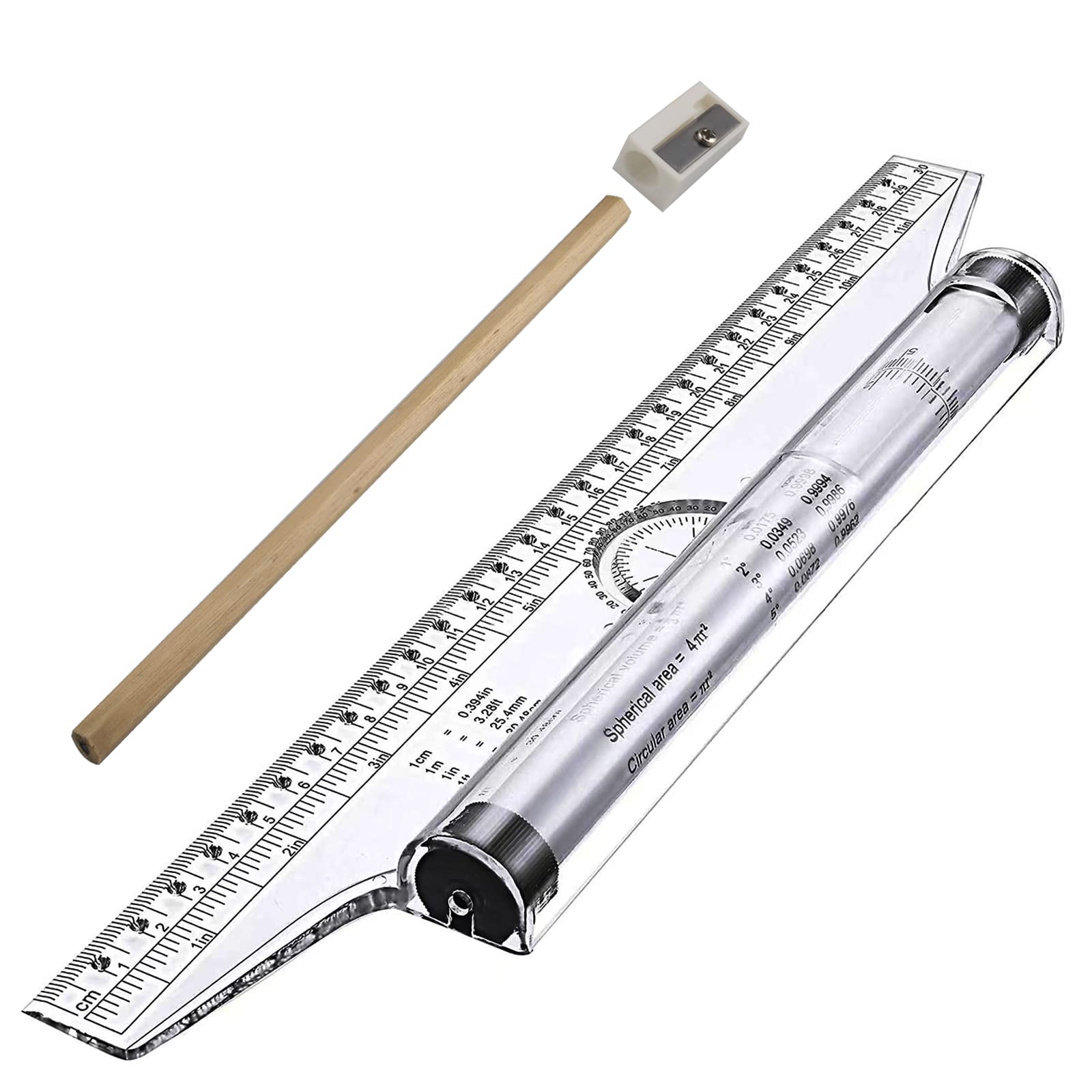 Buy Aixuandocr Parallel Line Ruler Parallel Rolling Ruler Metric Multi ...