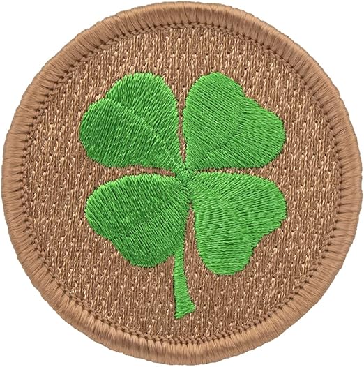 Amazon.com: Four Leaf Clover Patrol Patch - 2" Round! : Arts, Crafts ...