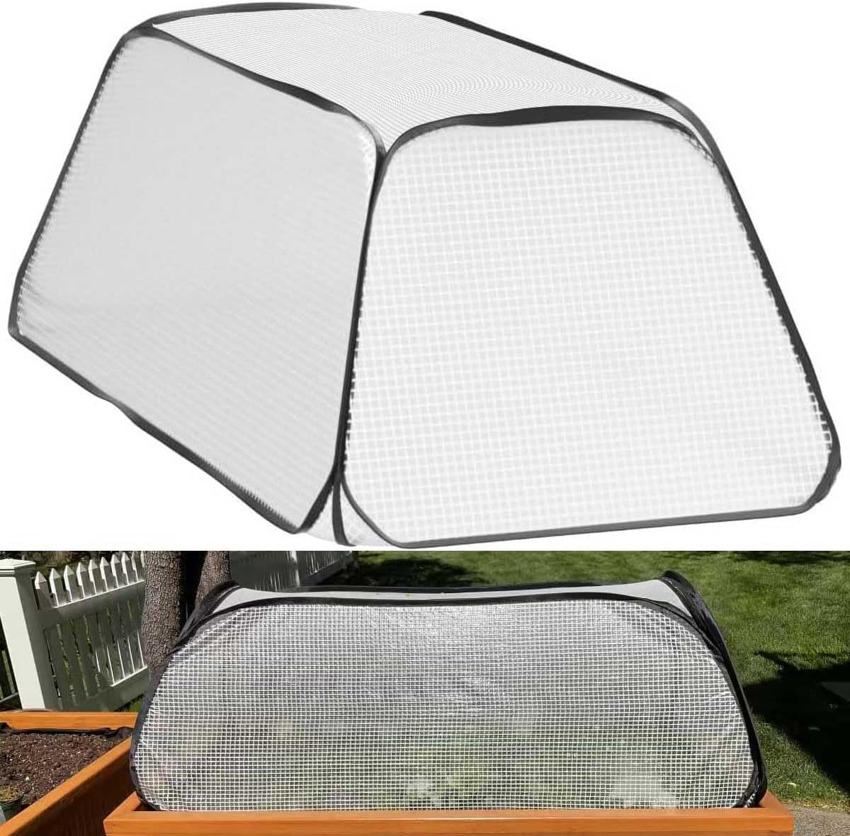 Amazon.com : VegTrug Small Greenhouse Frame and PE Cover, Seasons ...