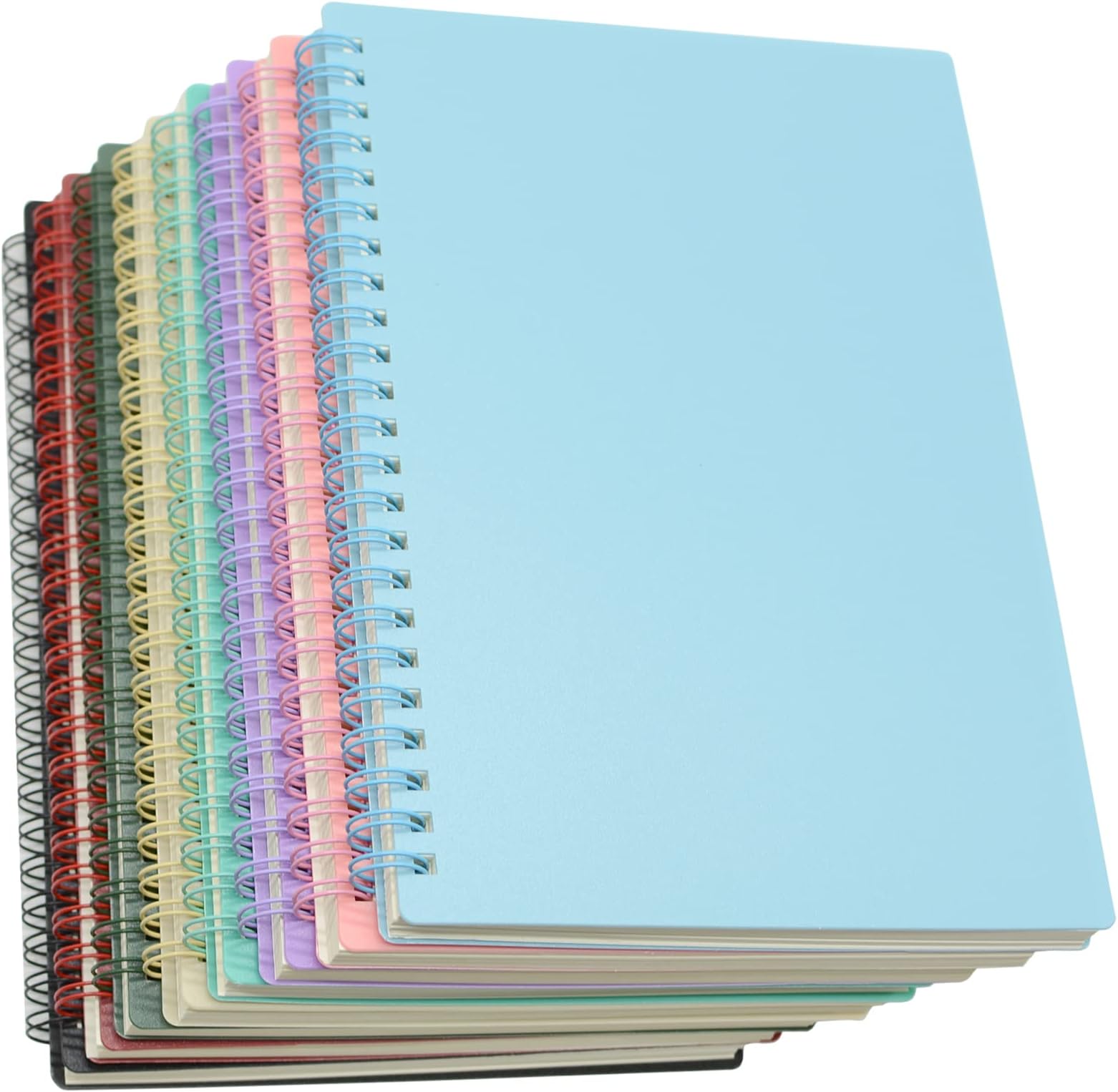 Amazon.com : Outus 24 Pcs Bulk Spiral Notebook Journal Ruled Notebook ...
