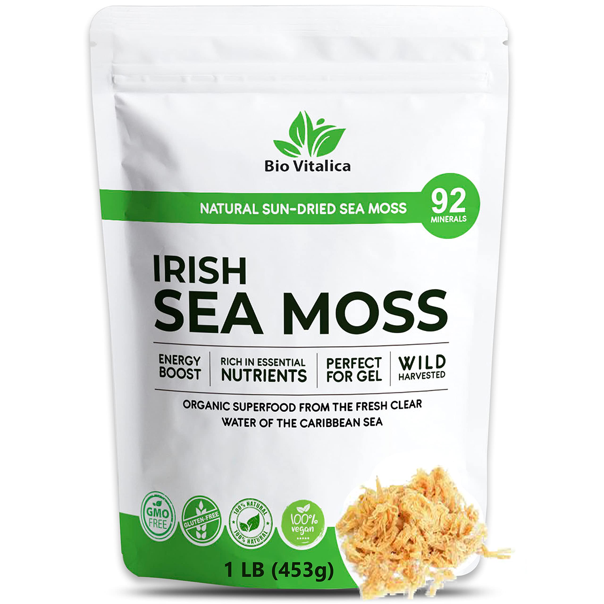 Irish Sea Moss Premium Organic Sea Moss Raw Sun Dried | Desertcart ...