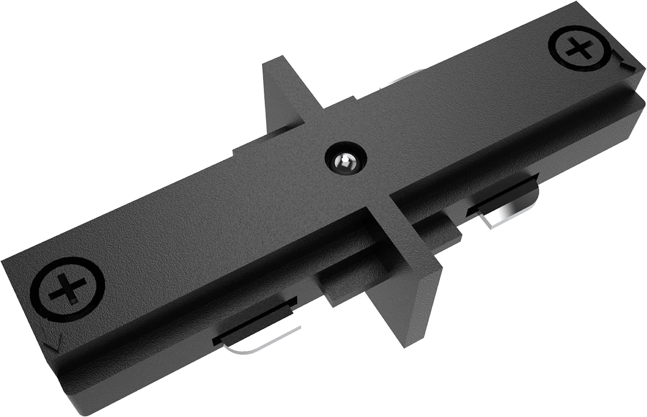 WAC Lighting, H Track Floating Canopy Connector in Black - Track ...