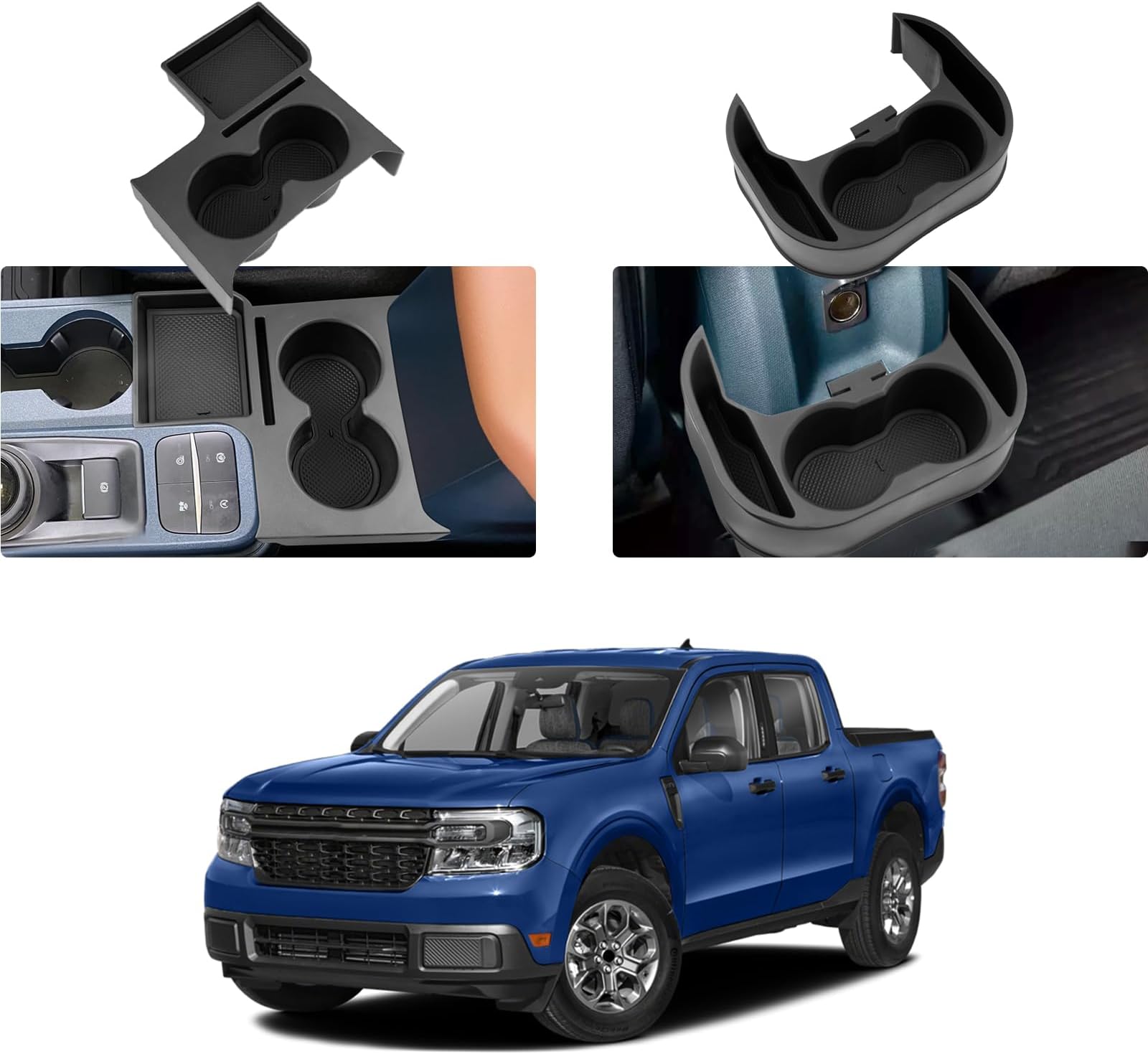 Amazon.com: LUWU for 2024 Ford Maverick Cup Holder Insert 2022-2024 ...