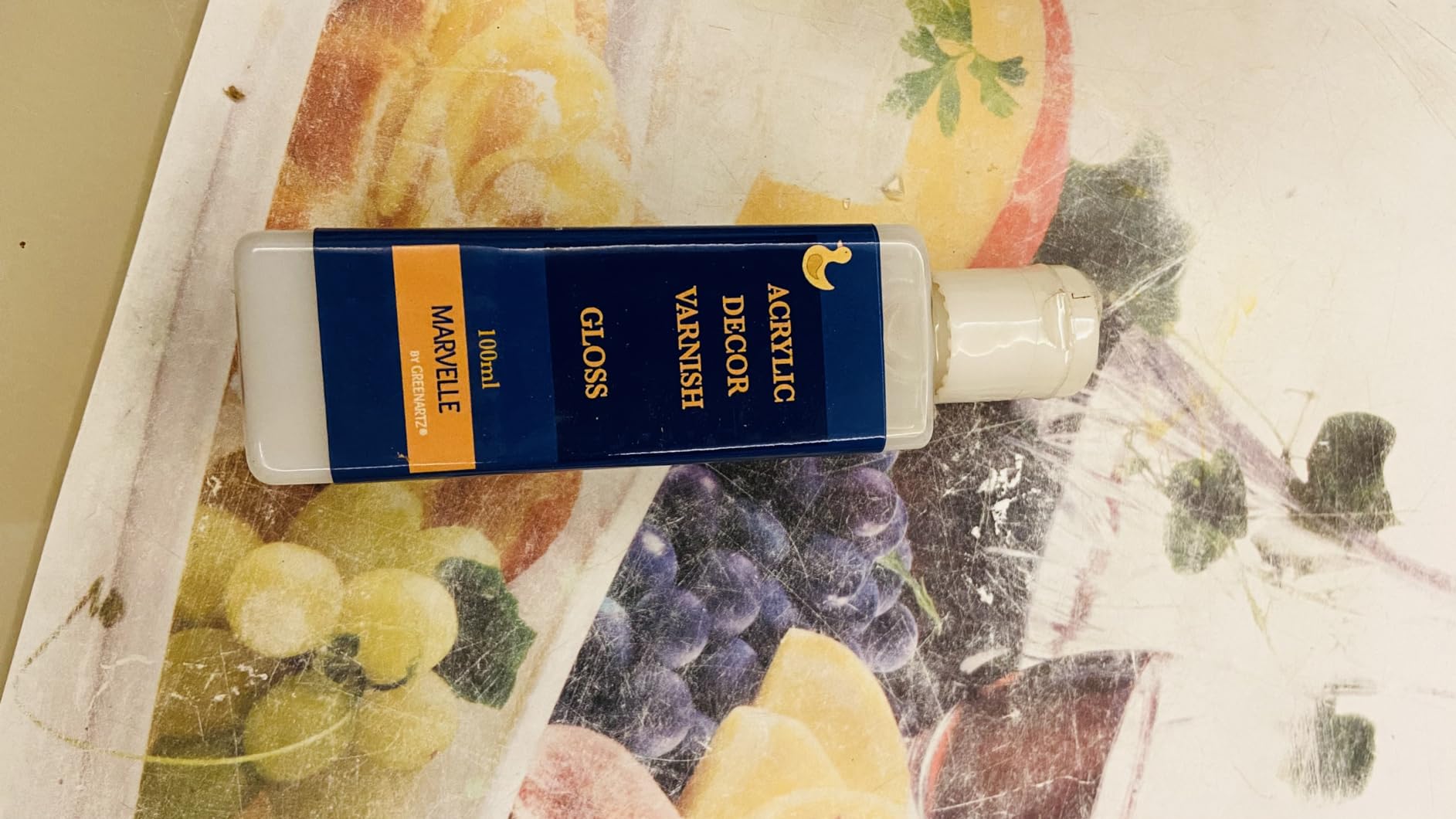 MARVELLE 100ml Gloss Decor Varnish for Artist Cavas Glass Wood Clay ...