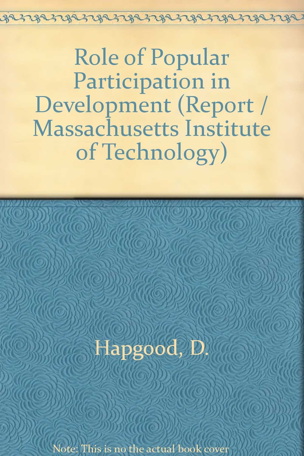 Amazon | The Role of Popular Participation in Development | Hapgood ...
