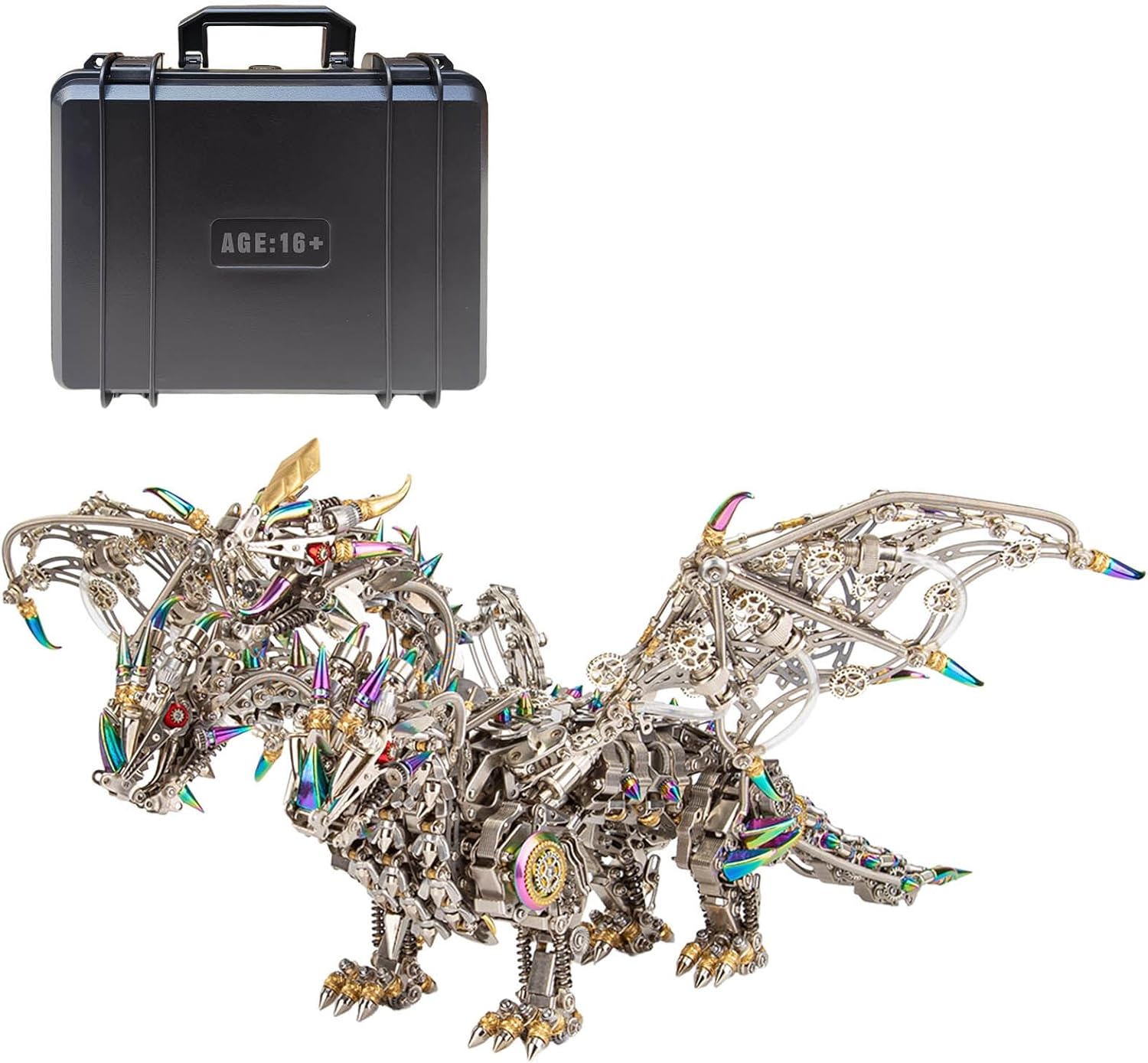Amazon.com: CHUO 3D Metal Puzzle Mechanical Dragon Model Kits, 2900 ...