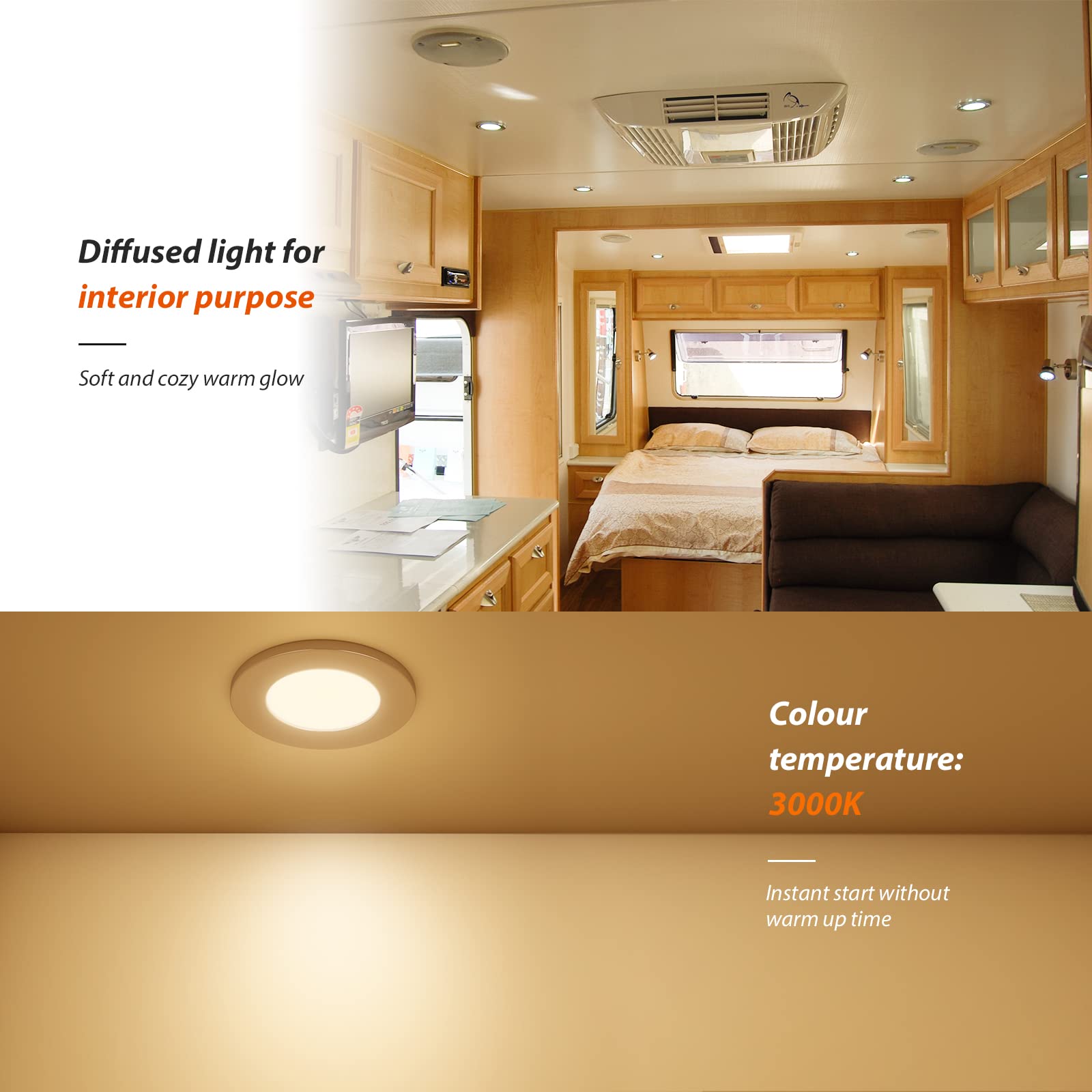 Trailer Interior Led Recessed Lights New Enclosed Trailer LED Lighting
