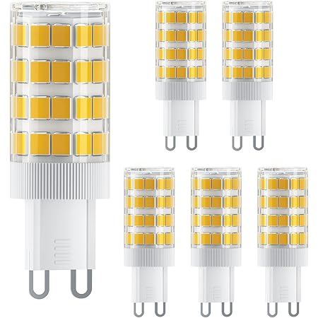 G9 LED Light Bulbs 5W, TASMOR G9 Led Warm White 3000K Capsule Bulb ...
