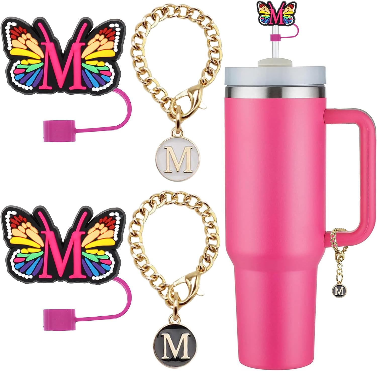 Amazon.com: DJAIOD Straw Cover Cap for 30 Oz&40 Oz, 2 Pcs 10mm Straw ...