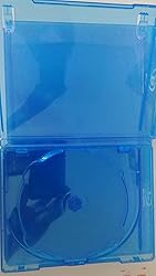 Amazon.com: (5) Blue Blu-Ray 3 Disc Capacity DVD Boxes Cases with ...