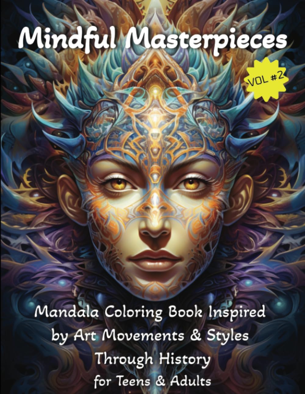 Amazon.com: Mindful Masterpieces (Vol #2): Mandala Coloring Book ...