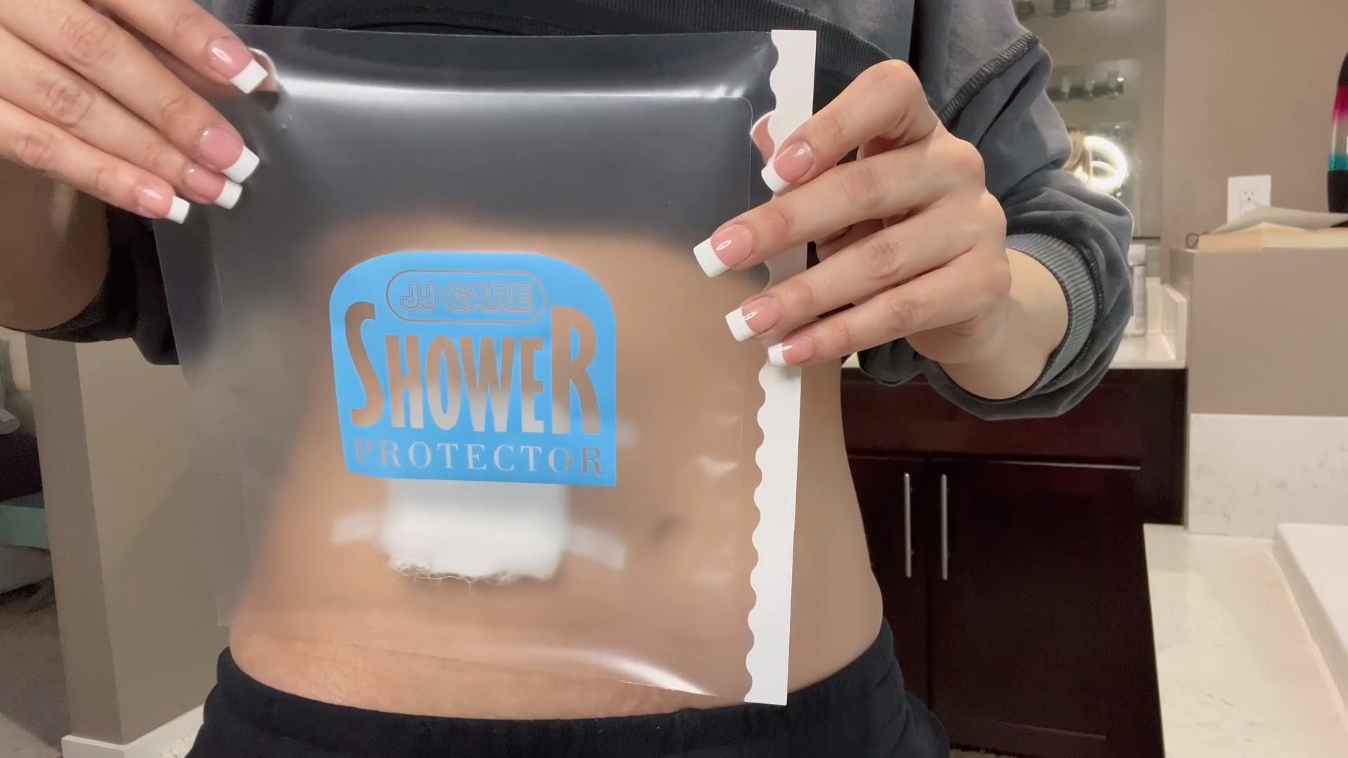 Watch Protect you wound while showering with Shower Protector Film on ...