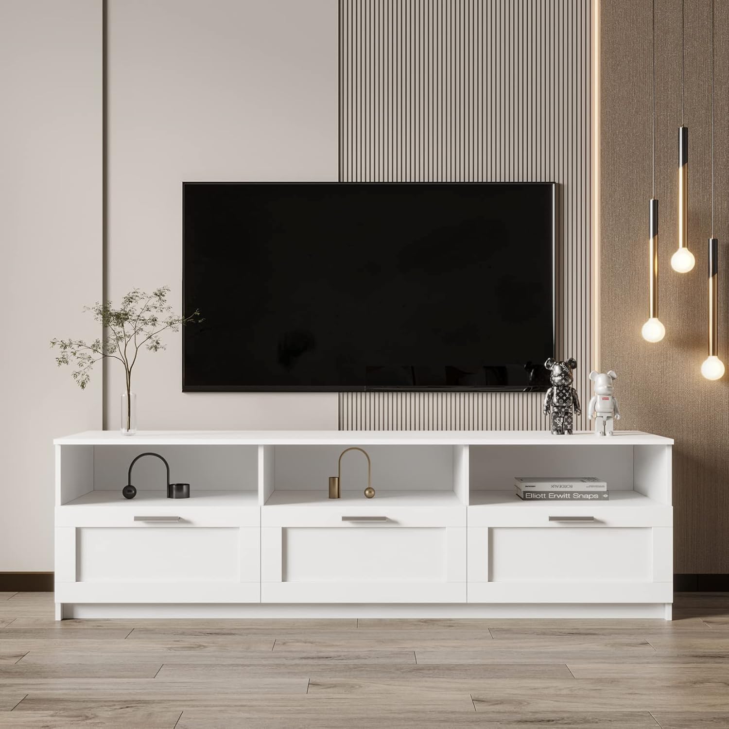 Amazon.com: Bituman TV Stand for 80 inch Television, 71" TV Cabinet ...