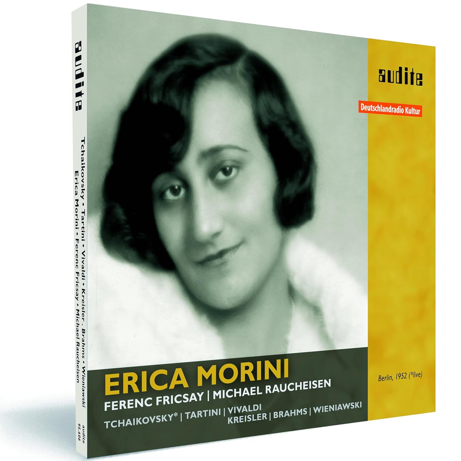 Erica Morini plays Tchaikovsky, Tartini, Vivaldi, Kreisler, Brahms and ...
