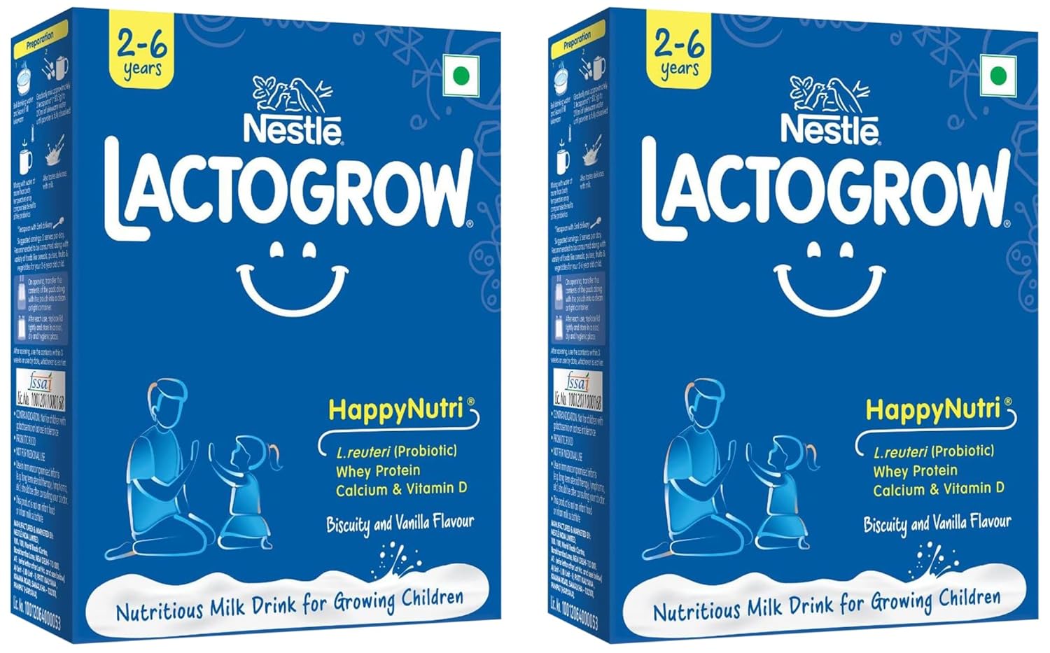 Buy Nestle LACTOGROW Nutritious Milk Drink (2-6 Years)- 400G Bag-In-Box ...