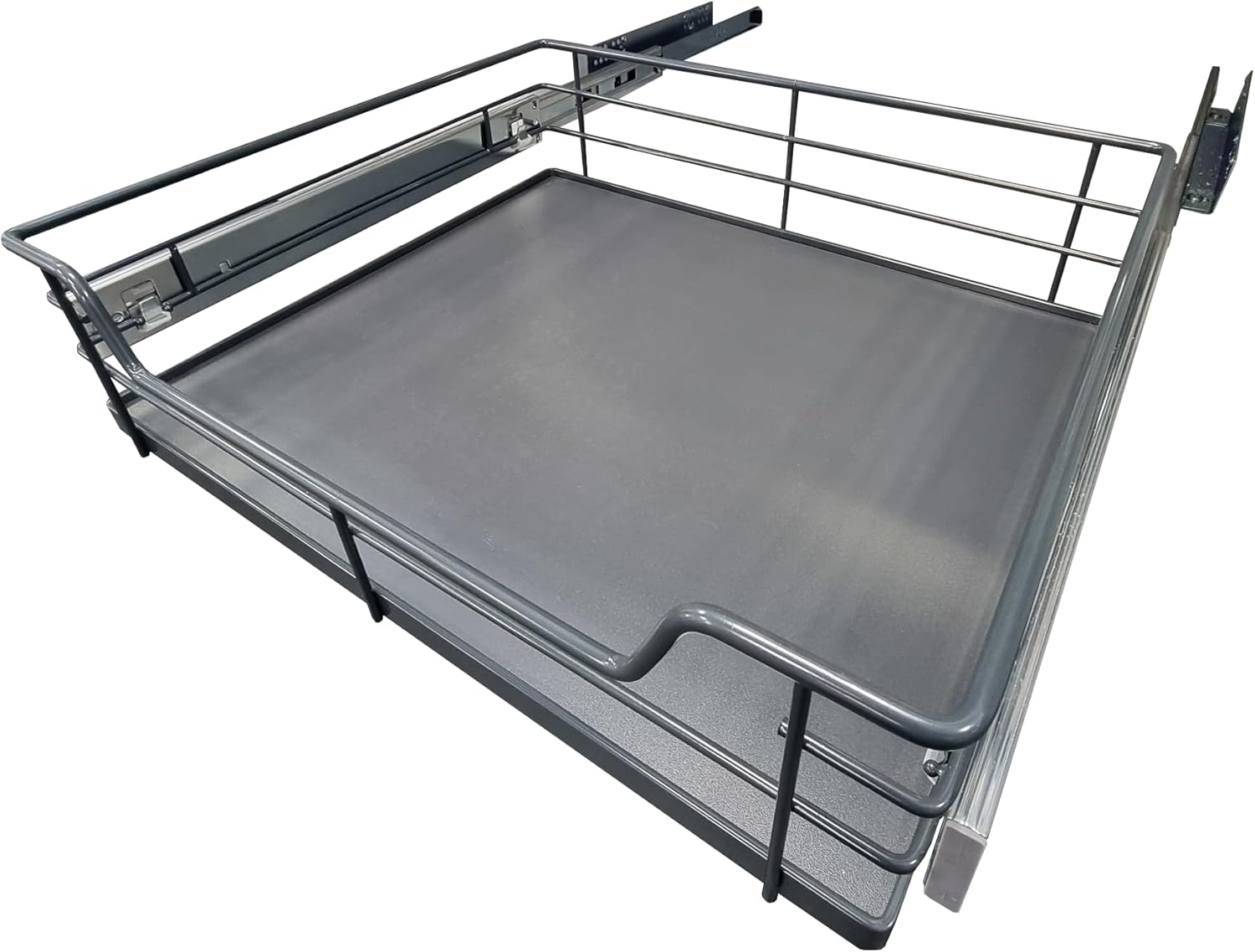 Pull-Out Solid Base Anthracite/Grey Baskets Kitchen Base Larder Units ...