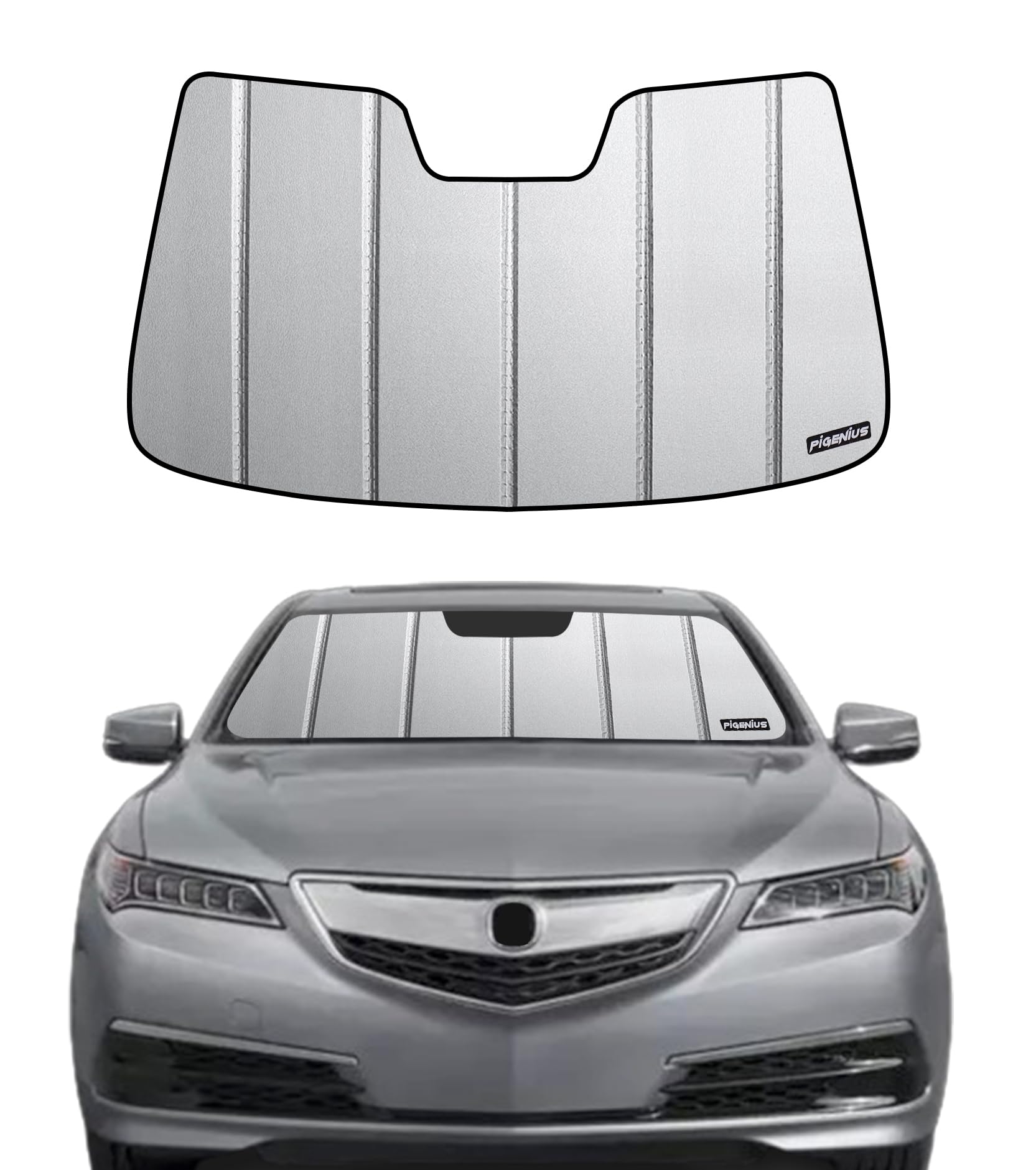 Pigenius Custom Windshield Sunshades-Compatible with 2015 2016 2017 ...